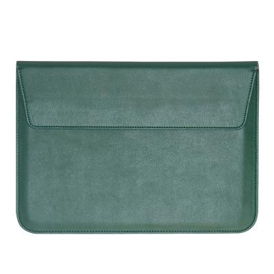 China Laptop Sleeve Case Pu Leather for Macbook Pro 16 2021 & 2019 A2141 Slim Envelope Bag With Stand Feature for sale
