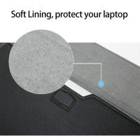 China Laptop Sleeve Case Pu Leather for Macbook Pro 16 2021 & 2019 A2141 Slim Envelope Bag With Stand Feature for sale