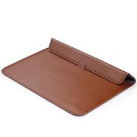China Laptop Sleeve Case Pu Leather for Macbook Pro 16 2021 & 2019 A2141 Slim Envelope Bag With Stand Feature for sale