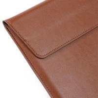 China Laptop Sleeve Case Pu Leather for Macbook Pro 16 2021 & 2019 A2141 Slim Envelope Bag With Stand Feature for sale