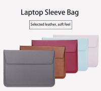 China Laptop Sleeve Case Pu Leather for Macbook Pro 16 2021 & 2019 A2141 Slim Envelope Bag With Stand Feature for sale