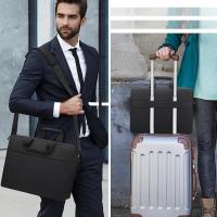 China Laptop Bag Case Messenger Bag Computer Sleeve with Shoulder Strap Waterproof Briefcase Laptop Men Women Business Work Travel for sale
