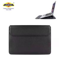 China For Laudtec Customized Pure Color PU Leather Laptop Sleeve Case Simple Modern Universal Computer Stand Bag Waterproof Wholesale OEM/ODM/Private Label for sale