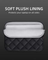 China 3-14 Inch Puffy Laptop Sleeve Case Thickened Lining Laptop Bag for MacBook Air 13 14 Inch Carrying Bags Soft Feel for Winter Wholesale OEM/ODM/Private Label for sale