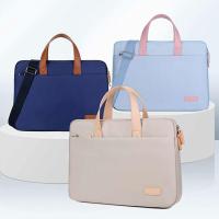 China For Laudtec Custom Logo Business Travel Notebook Shoulder Bag Women's Dnb143 Portable Polyester Laptop Handbag Larger Capacity Wholesale OEM/ODM/Private Label for sale