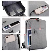 China For Laudtec Wholesale Unisex Large Capacity Business Laptop Backpack DNB111 USB Charging Shockproof Handbag Soft Simple Design Wholesale OEM/ODM/Private Label for sale