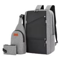 China 3 in 1 Computer Bag 15.6 Inch Laptop Backpack Work Bag for Men Laptop for School Business Travel Backpack Wholesale OEM/ODM/Private Label for sale