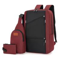 China 3 in 1 Computer Bag 15.6 Inch Laptop Backpack Work Bag for Men Laptop for School Business Travel Backpack Wholesale OEM/ODM/Private Label for sale