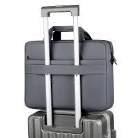 China Laudtec 15.6 Inch Business Laptop Backpack Waterproof Pu Bag Soft Handle Unisex Computer Bags Custom Logo Dnb152 Wholesale OEM/ODM/Private Label for sale