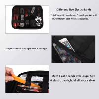 China For Laudtec Black Daily Use Travel Gadget Organizer Bag Waterproof Large Capacity Custom Cable Accessories Soft Business Model Wholesale OEM/ODM/Private Label for sale