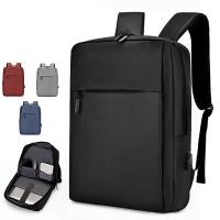 China For Laudtec 15.6 Inch Lightweight Laptop Backpack Waterproof Classic Business USB Port Simple Shoulder Strap Travel Case Bag Wholesale OEM/ODM/Private Label for sale