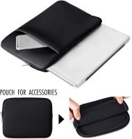 China Outdoor Laptop Sleeve Case Protective Soft Padded Carrying Computer Bag with Front Pocket & Accessories Pouch LBX1217-2 for sale