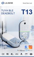 China Liliwise T13 Electronic Digital Deadbolt Smart Lock with 6 Unlock Methods, 1-Year Battery Life for 35-55mm Doors for sale