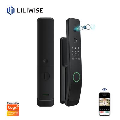 China Liliwise T8 Smart Video Door Phone with Camera - 7.4V Battery, 10-Month Life, FPC Fingerprint Reader for sale