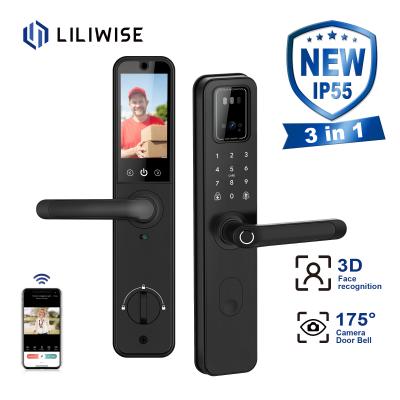 China H7 Smart Video Door Bell with Facial Recognition - 10 Month Battery Life for 35-65mm Doors for sale