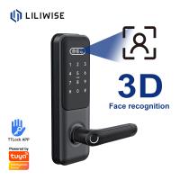 China Liliwise H3 Facial Recognition Smart Door Lock with 7 Unlock Methods and 10-Month Battery Life for Hotels and Airbnb for sale