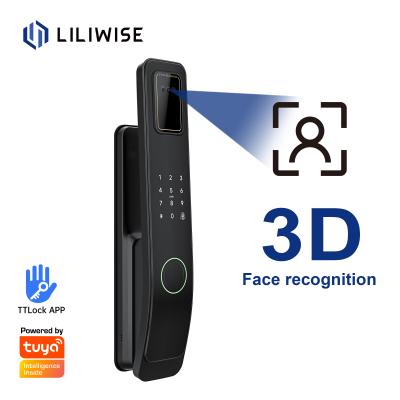 China T8 Push Pull Smart Door Lock with Face Recognition & 10-Month Battery Life for 35-65mm Doors for sale
