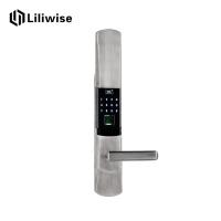 China SJ6061-2 Electronic Fingerprint Door Lock with OLED Display, 6V Battery & 10,000 Operation Life for sale