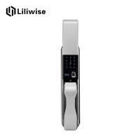 China Stainless Steel Automatic Fingerprint Door Lock with Semiconductor Sensor 8.4V Battery 5000 Operations for sale