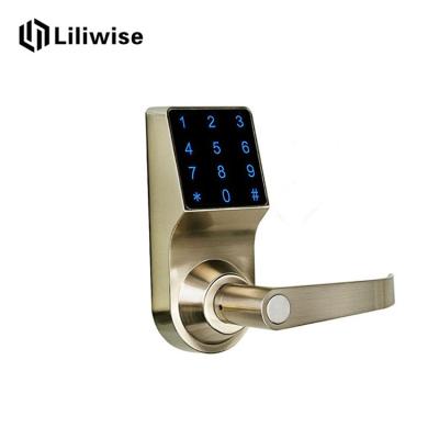 China Zinc Alloy Electronic Remote Door Lock with Touch Screen Panel - 4 Unlock Methods, 160x68x36mm, 1 Year Battery Life for sale