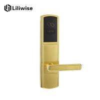 China Zinc Alloy RFID Hotel Door Lock 200 IC Card Capacity 10000 Operations Battery Life for sale