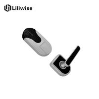 China Silver RFID Hotel Electronic Door Lock Zinc Alloy 6V Working Voltage 200 Cards Capacity for sale