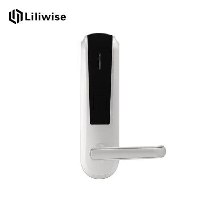 China Smart Home Digital Door Lock JD8056-3 with Card & Key Access, 340mm×78mm Size for 30-60mm Doors for sale