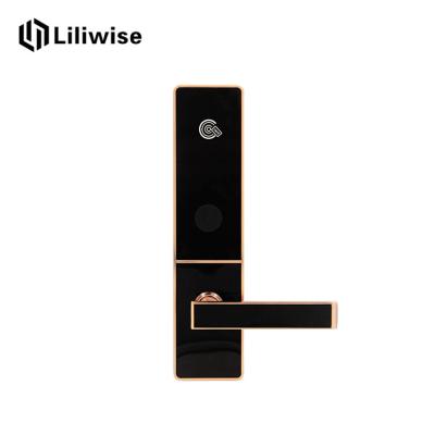 China Electronic Hotel Door Lock Zinc Alloy RFID Card Key Low Power Consumption 310x72mm for sale