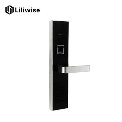 China Aluminium Stainless Biometric Door Lock with Scramble PIN Code 6V APP Dynamic Password for sale