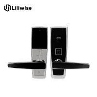 China Electronic Keypad Door Lock with Fingerprint & Card Access - 230mm×76mm Size, 6V Battery Powered, 300 User Capacity for sale