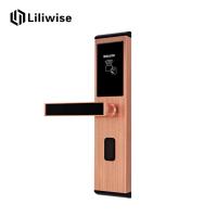 China RFID Smart Key Card Lock Stainless Steel 10000 Openings Battery Life for Apartment for sale