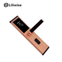China Stainless Steel Keyless Security Door Lock with RFID Access - 10,000 Operations Battery Life, 40-120mm Door Fit for sale