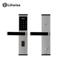 China Commercial Keypad Door Lock SJ6084-1 with 336mm×72mm Size and 10,000 Operation Battery Life for sale