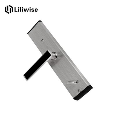 China Intelligent Keypad Apartment Door Lock 336mm x 72mm Stainless Steel with 300 User Capacity and 10,000 Operation Battery Life for sale