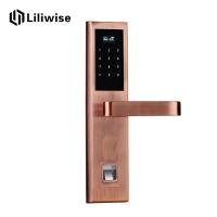 China SJ6085-5 Smart Fingerprint Door Lock with 0.5s Recognition & 300 User Capacity for 40-120mm Doors for sale