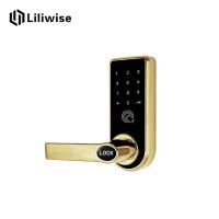 China Zinc Alloy Bluetooth Smart Door Lock 4-in-1 Unlock 168mm 68mm for Wooden Door for sale