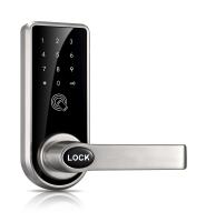China Electronic Keypad Door Lock Bluetooth Deadbolt with Password Card Key 4-in-1 Access for Exterior Door 35-55mm for sale