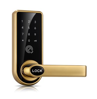 China Bluetooth Digital Front Door Lock 4-in-1 Keyless Entry with PIN Code Card and Key for Apartment Home Office 168mm for sale