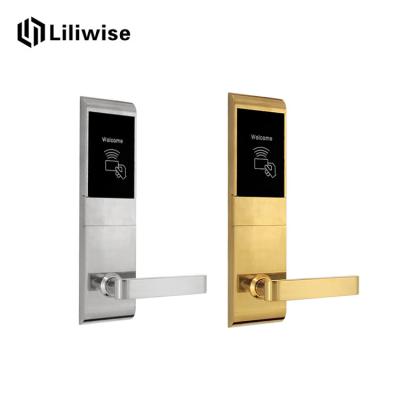 China Zinc Alloy RFID Hotel Electronic Door Lock 300mm for Apartment Residential for sale