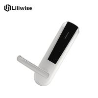 China JD8056-4 Fingerprint Door Lock with Card Access - 340mm x 78mm Zinc Alloy Security System for 30-60mm Doors for sale