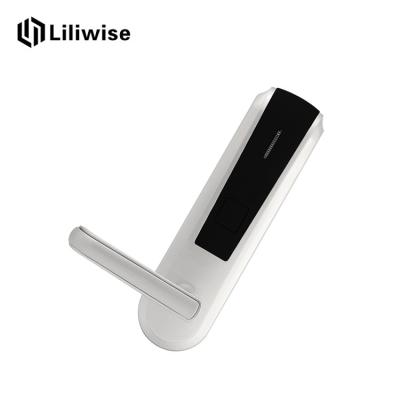 China JD8056-4 Fingerprint Door Lock with Card Access - 340mm x 78mm Zinc Alloy Security System for 30-60mm Doors for sale