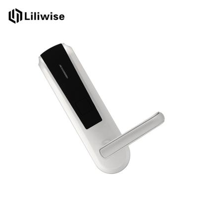 China Commercial Keyless Card Door Lock 340x78mm with Fingerprint & IC Card Access for 30-60mm Doors for sale