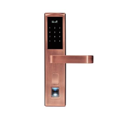 China Touch Screen Fingerprint Door Lock 300pcs Data Capacity 304 Stainless Steel Keyless Access for sale