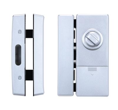 China RFID Card Password Fingerprint Glass Door Lock 188mm x 75mm with 6V Battery for Office Security for sale