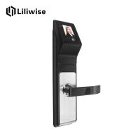 China Automatic Face Recognition Door Lock with 2.5 Inch LED Screen, Zinc Alloy Construction, 300 User Capacity for sale