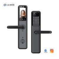 China Liliwise H9 Smart Door Lock with Fingerprint & Face Recognition - 200 User Capacity, 1-Year Battery Life, WiFi & Bluetooth for sale