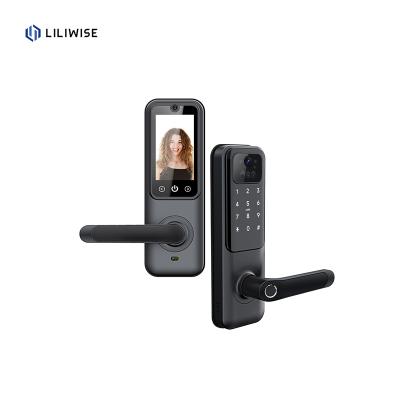 China Liliwise Smart Door Lock with 3D Face Recognition & Fingerprint - 200 User Capacity, 35-65mm Door Thickness for sale