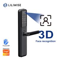 China Liliwise Smart Door Lock with 3D Face Recognition WiFi Bluetooth 6V Battery 200 Fingerprint Capacity for sale