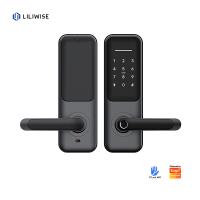 China Smart Digital Door Lock Biometric Fingerprint 35-65mm Door Thickness WiFi BLE Multiple Unlock Methods for sale