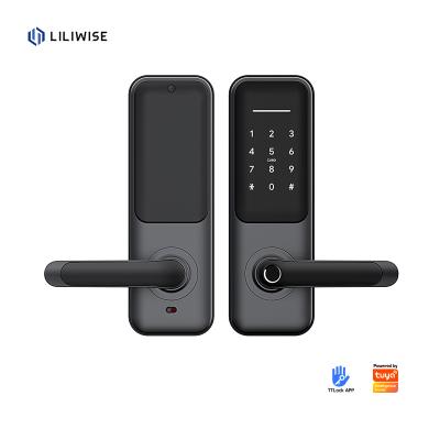 China Smart Digital Door Lock Biometric Fingerprint 35-65mm Door Thickness WiFi BLE Multiple Unlock Methods for sale